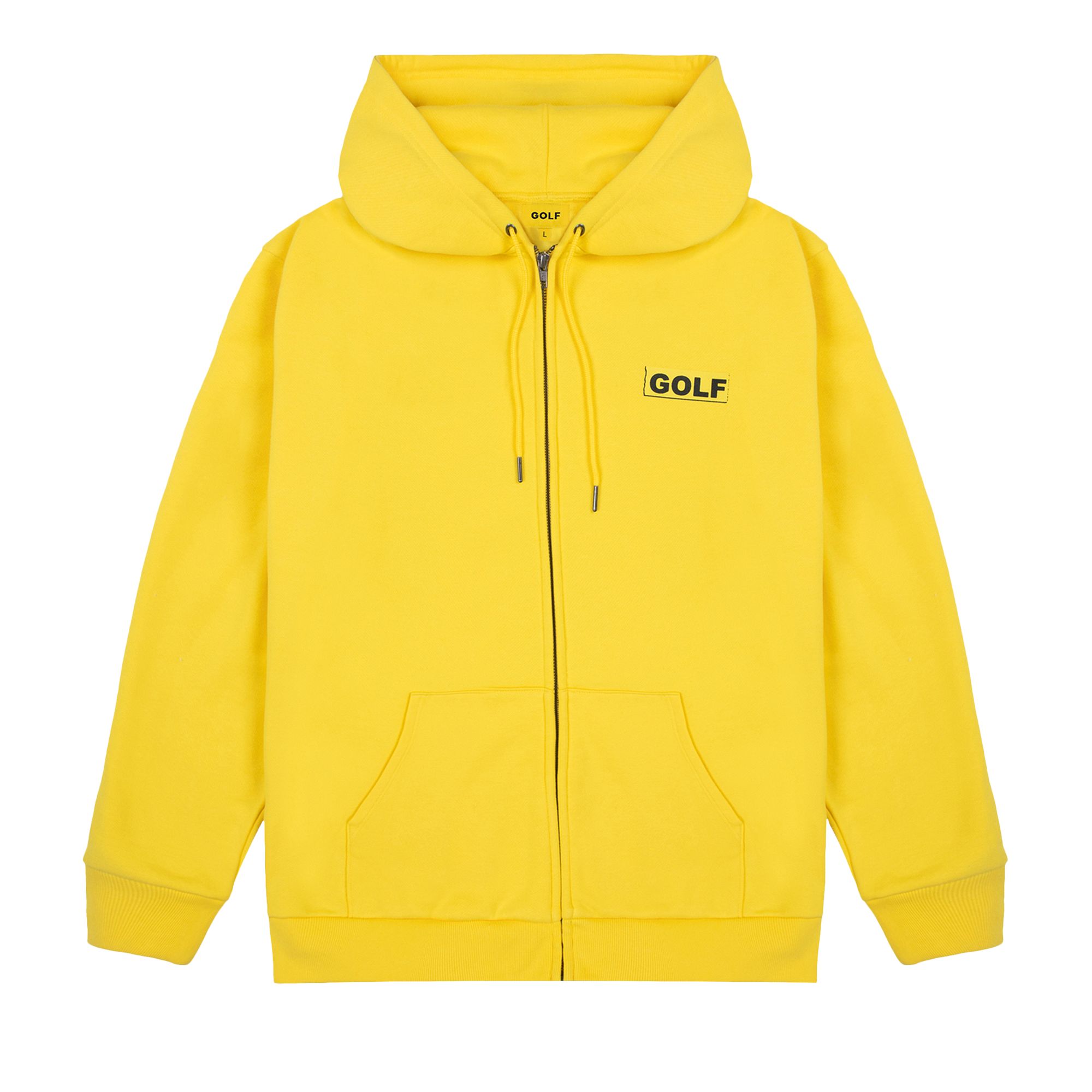 Golf Wang Collage Zip Up Hoodie - Yellow | Editorialist