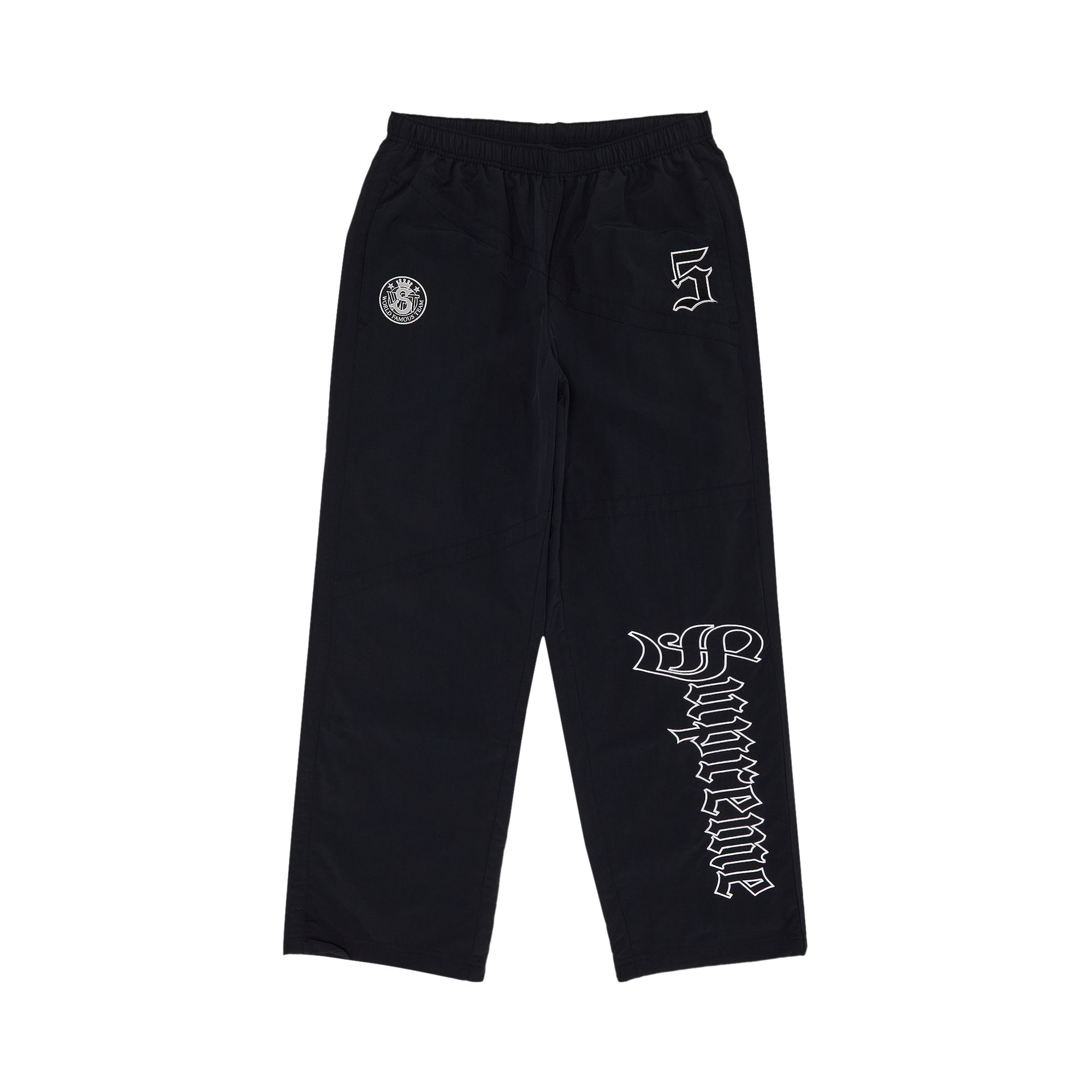 パンツ Supreme Old English Track Pant L Supreme Old English Track Pant - Black | Editorialist