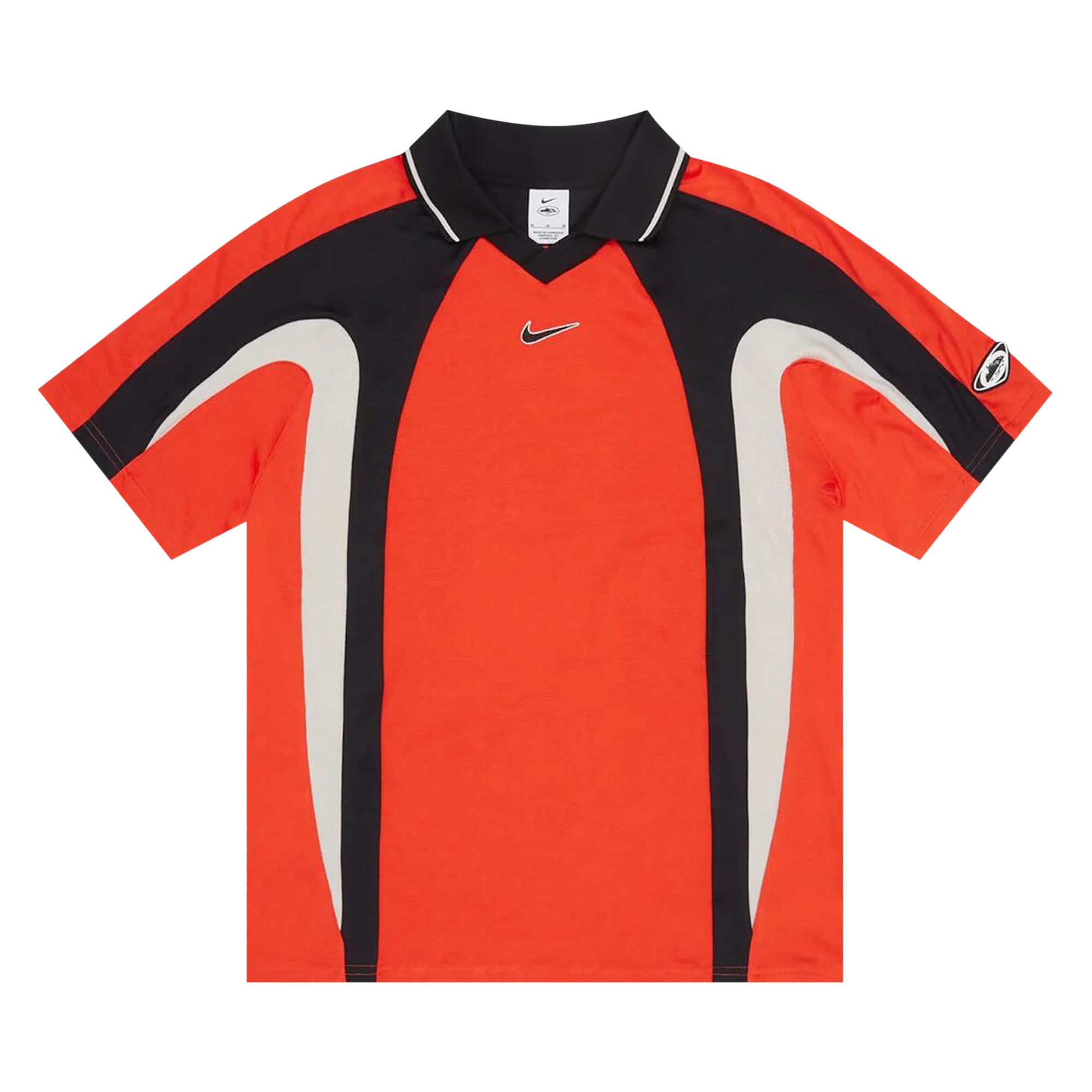 Corteiz Flames Football Jersey - White | Editorialist