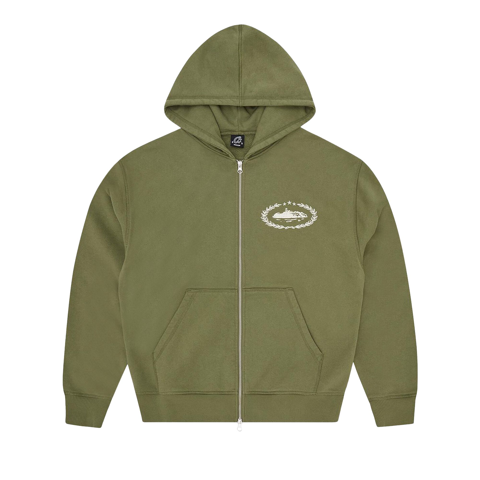 Corteiz Superior Royale Zip Hoodie - Green | Editorialist