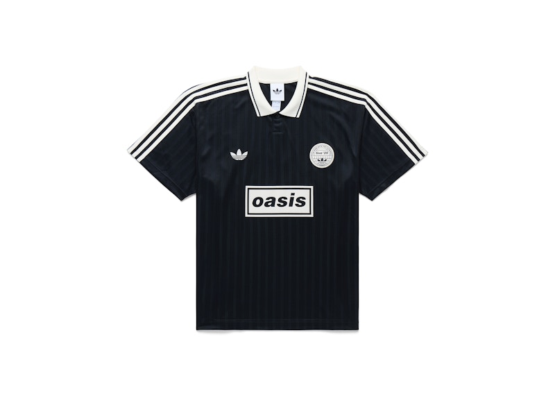 Adidas X Oasis Tour Jacquard Jersey - Black | Editorialist