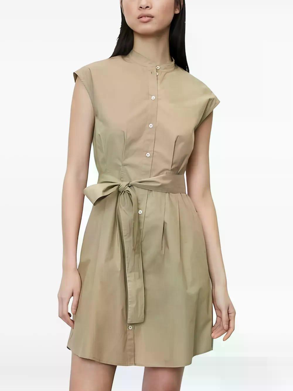 MARC O'POLO Button-Up Belted Shirt Dress