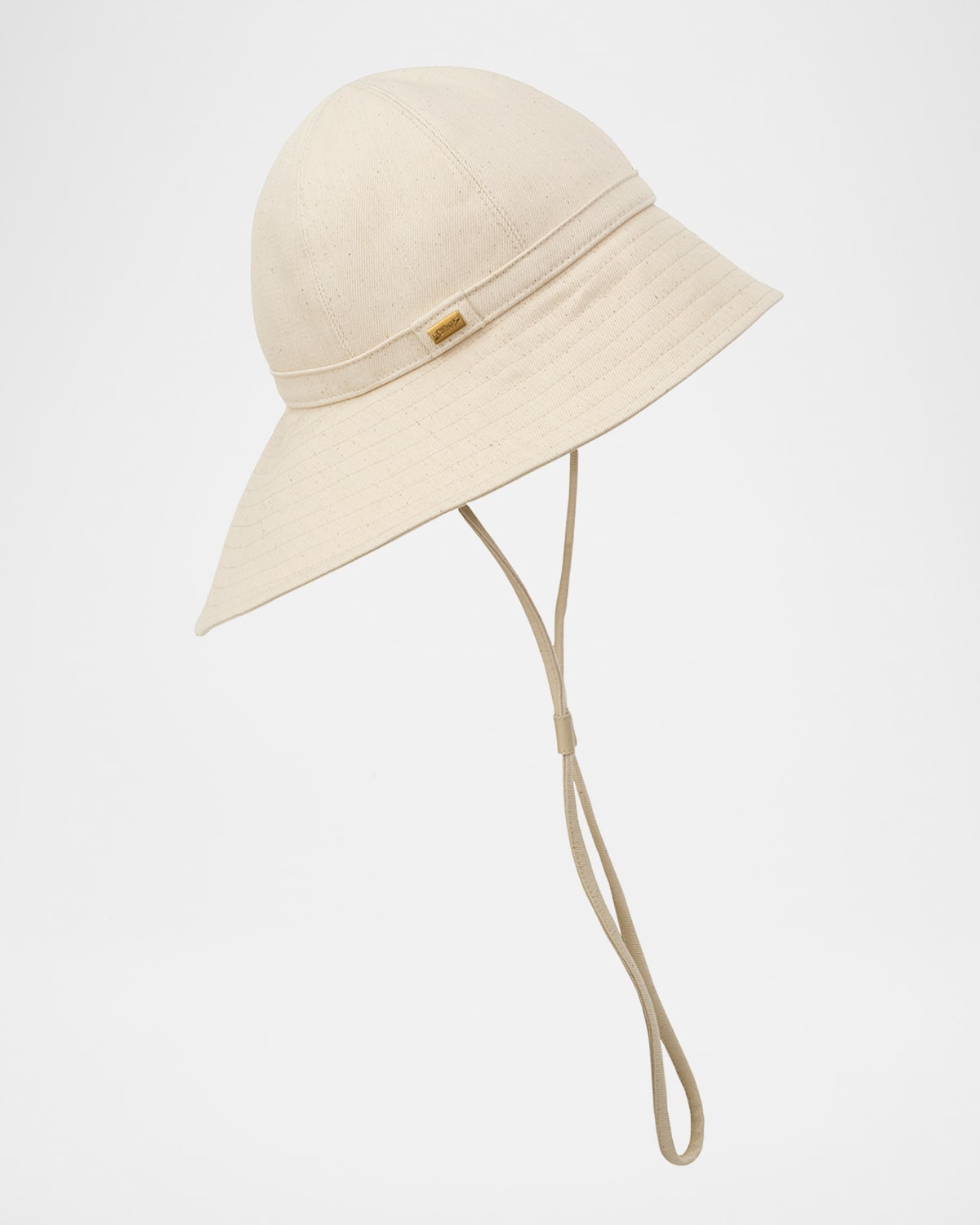 Chloé Asymmetric Bucket Hat Soft Beige Editorialist