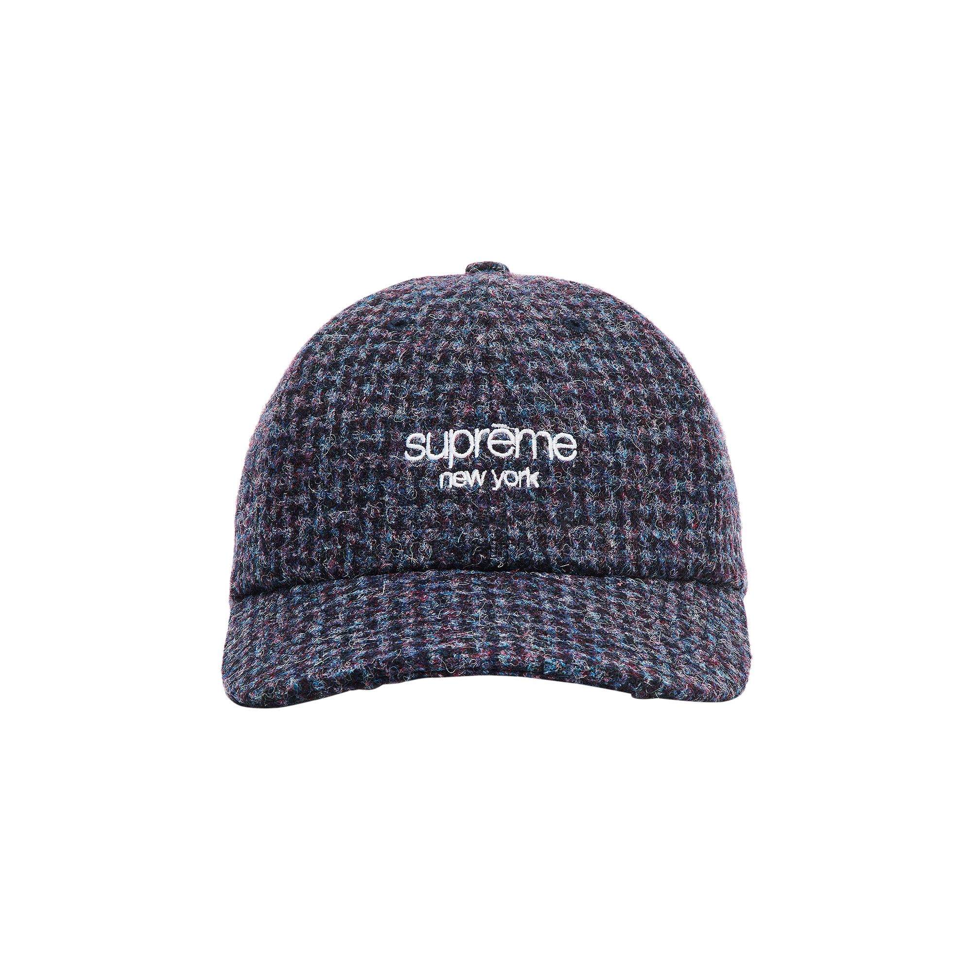 Supreme Harris Tweed 6-Panel Cap - Blue | Editorialist