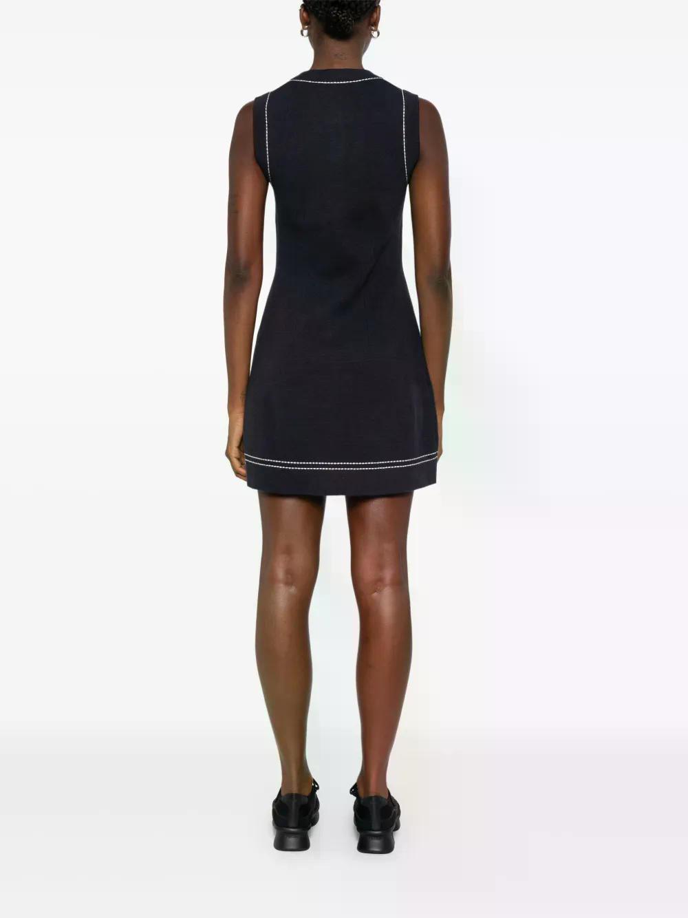off the shoulder rib knit dress Off-Shoulder Rib Knit Dress – La Garçonne main image 0