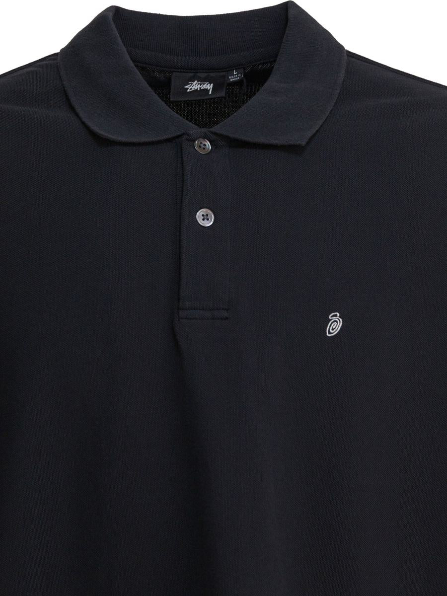 トップス Stussy24ss CLASSIC PIQUE POLO BLACK Stussy Classic Pique Polo Black – LESS 17