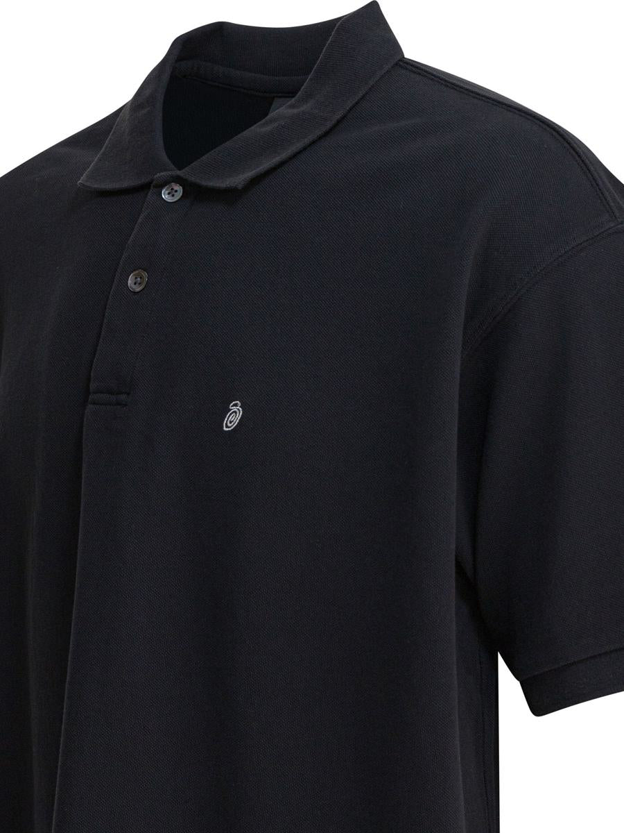 トップス Stussy24ss CLASSIC PIQUE POLO BLACK Stussy - BLACK CLASSIC PIQUE POLO – LE LABO STORE