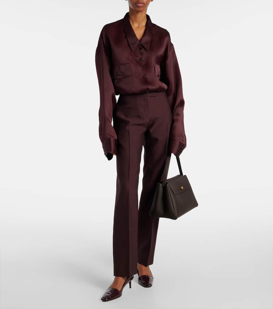 KHAITE Matteo Silk Shirt