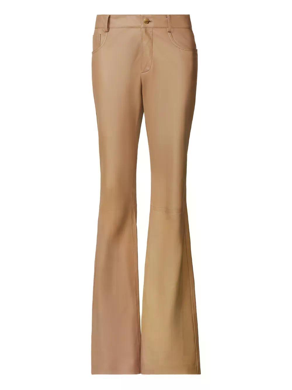 Loewe Nappa Leather Pant In Brown - 46% Off | Editorialist