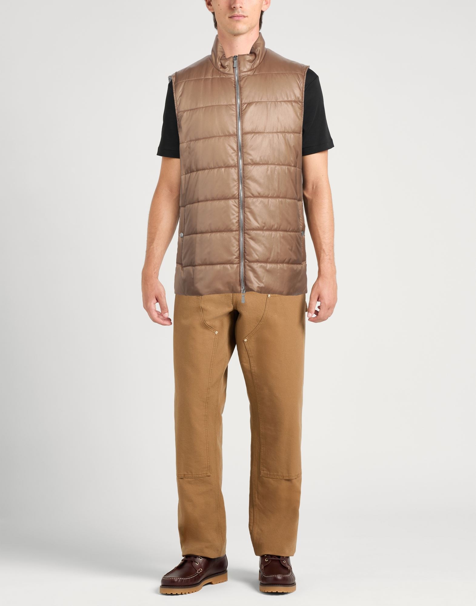ELEVENTY Metallic Sleeveless Vest