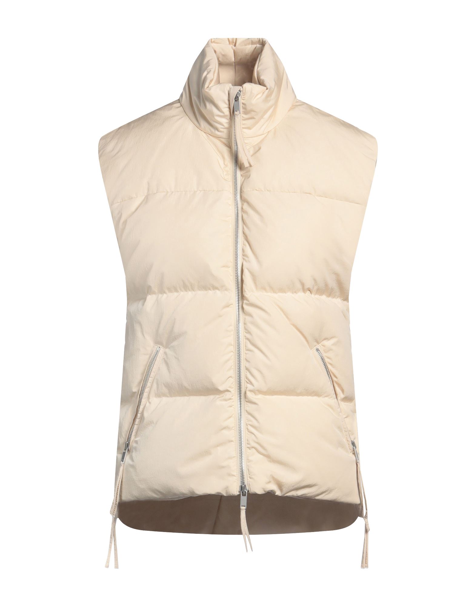 Jil Sander Polyamide Goose Down Sleeveless Vest In White