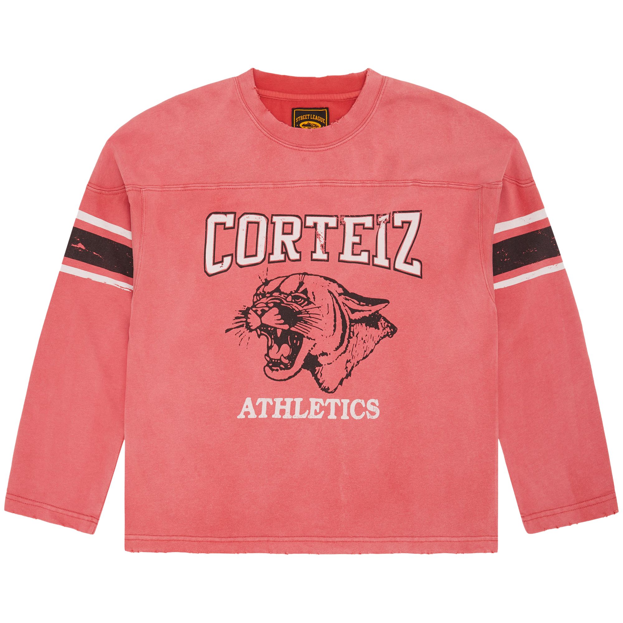 Corteiz Athletics Heavyweight Long-Sleeve Top - Red