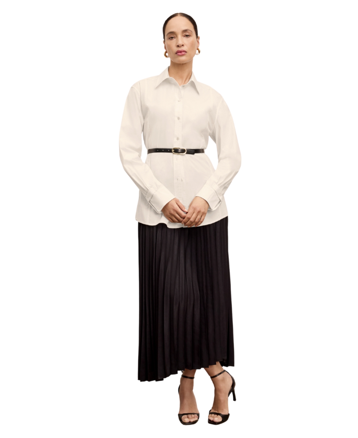 M.M.LAFLEUR Cotton Poplin Bentley Al Fresco Shirt