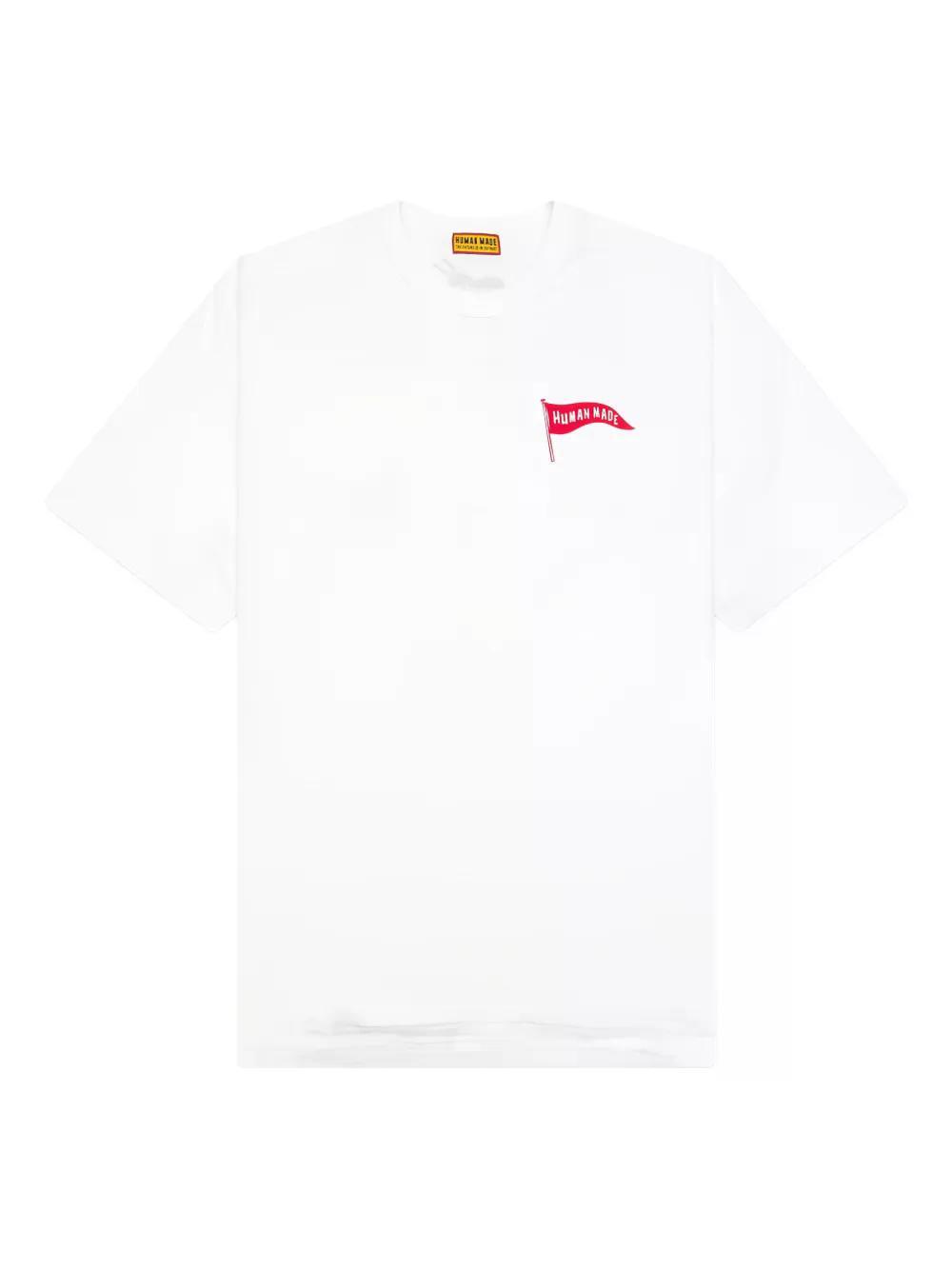 Human Made Polar Bear Flag T-Shirt - White | Editorialist