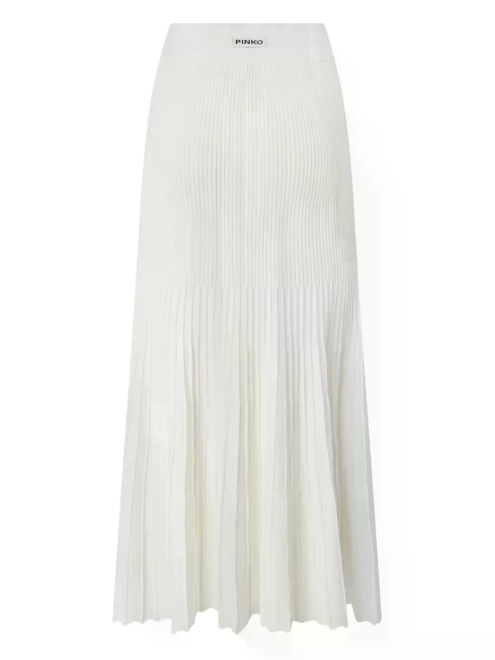 Pinko Popeline Skirt In Bright White - 50% Off | Editorialist