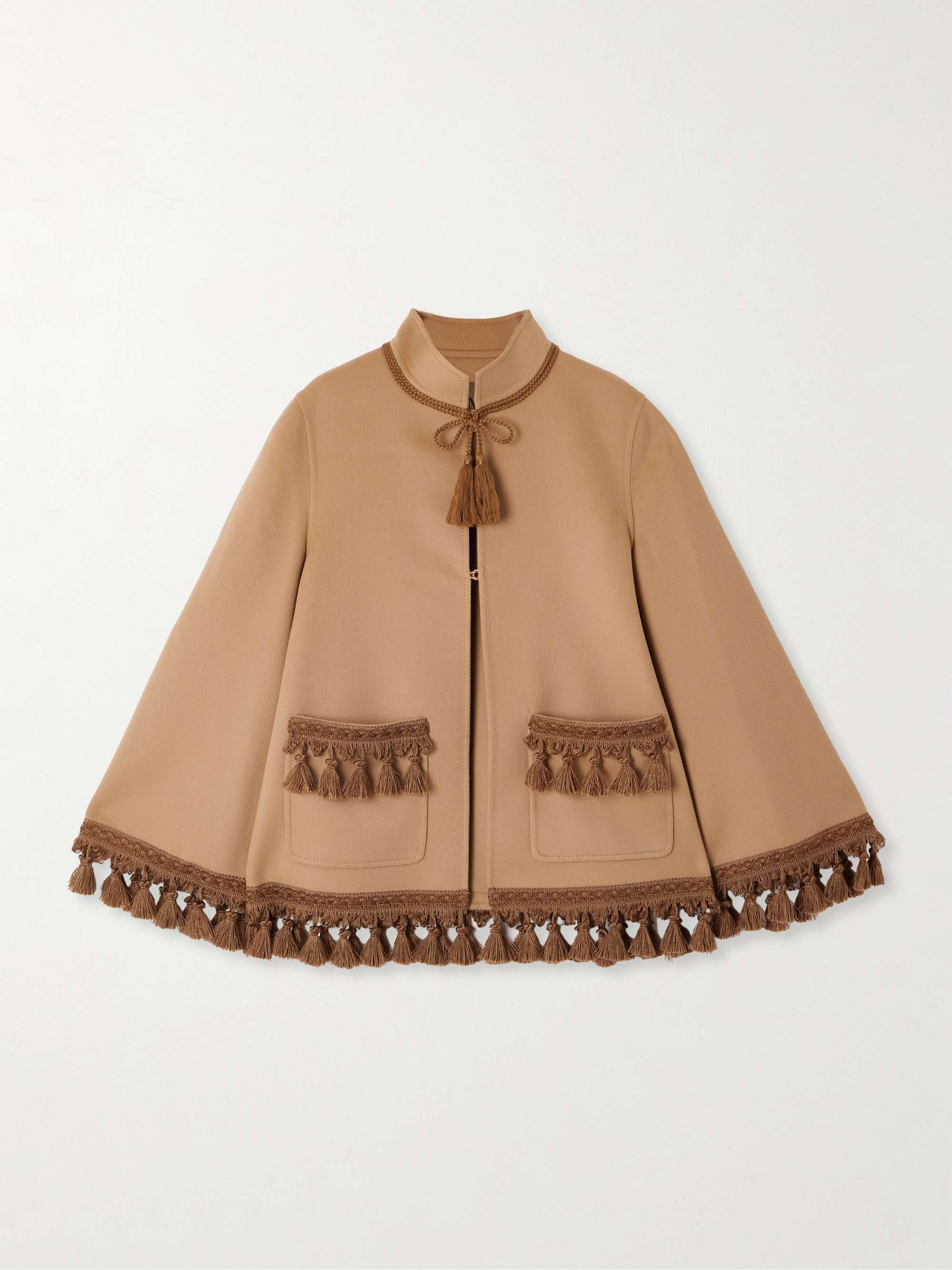 Valentino Garavani Wool And Cashmere-Blend Tasseled Jacket