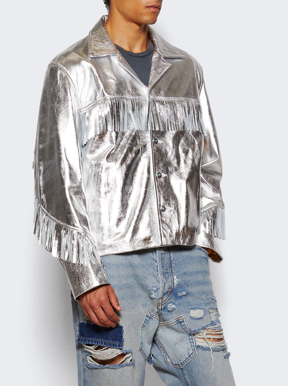 GALLERY DEPT. Orlando Fringe Leather Jacket