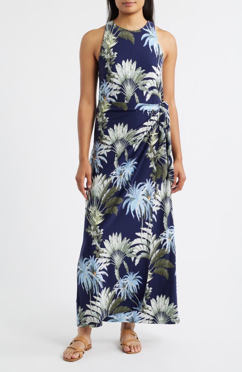 Tommy Bahama Jasmina Palisade Palms Maxi Dress In Coastline