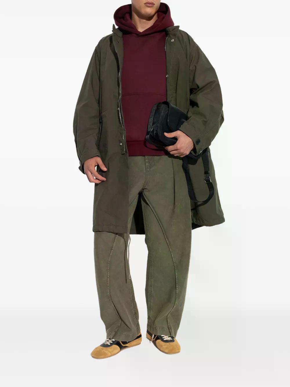 GIVENCHY Logo-Print Parka Coat