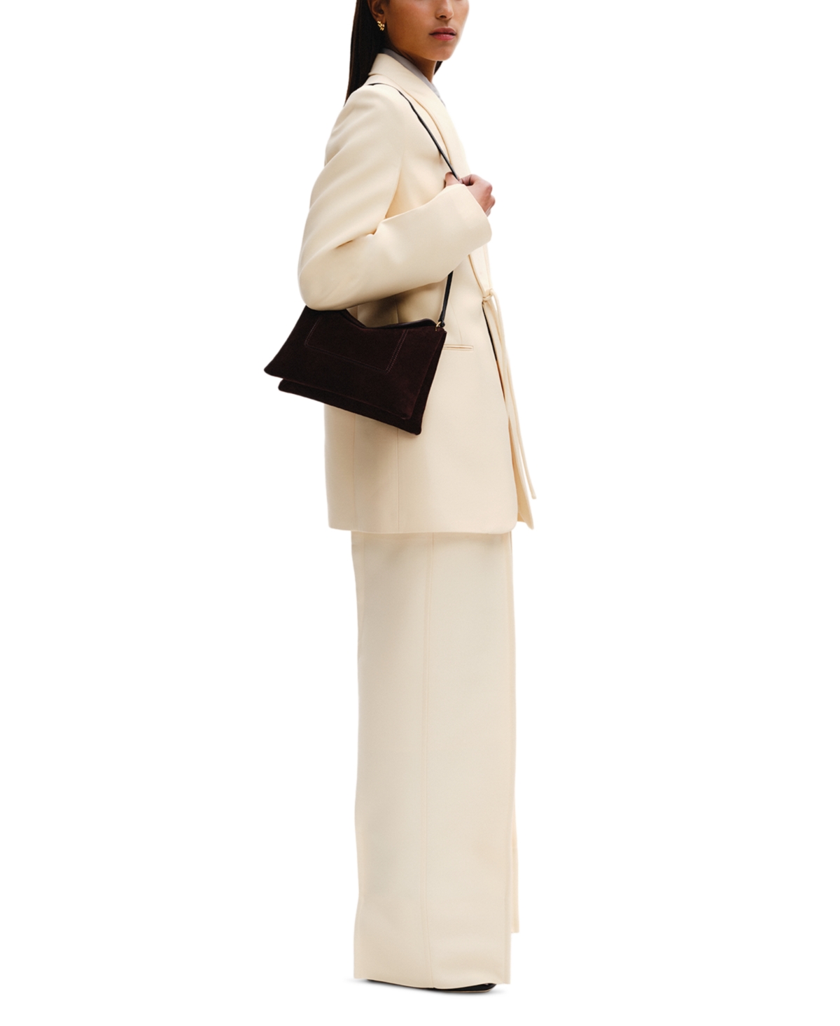 WANDLER Penelope Slouch Bag in Suede