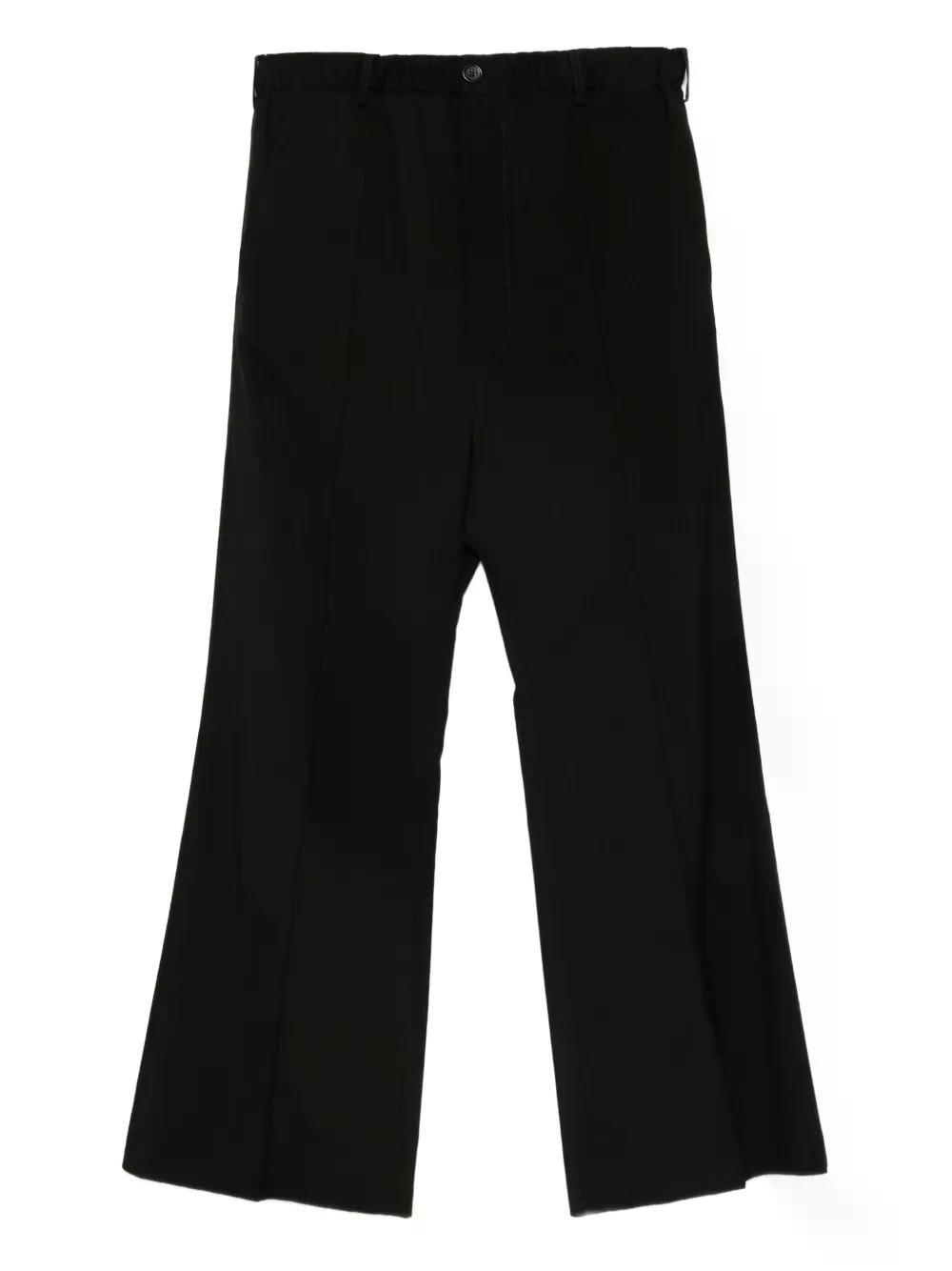 J.L-A.L Pleated-Front Trousers In Black - 59% Off | Editorialist