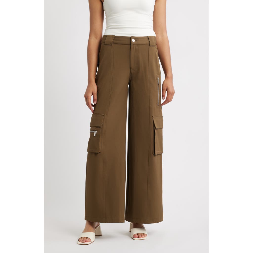CITY BLUES Wide-Leg Cargo Trousers