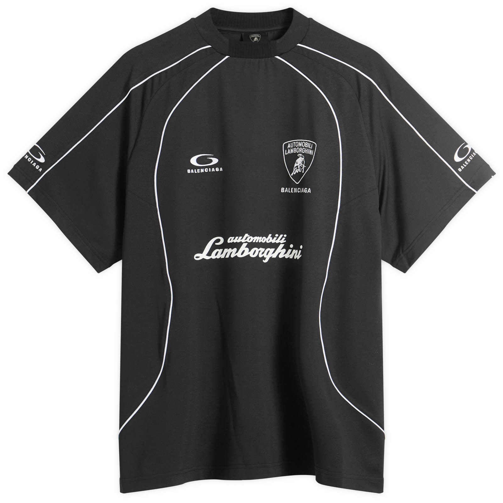 Balenciaga Automobili Lamborghini Soccer T-Shirt - Black