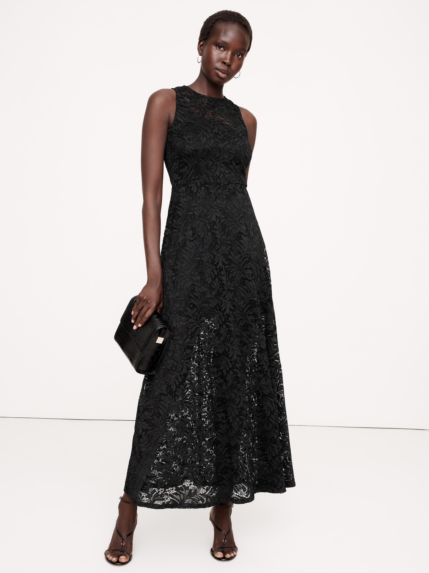 banana republic black maxi dress Banana Republic Black Strapless Asymmetric Midi Dress main image 1