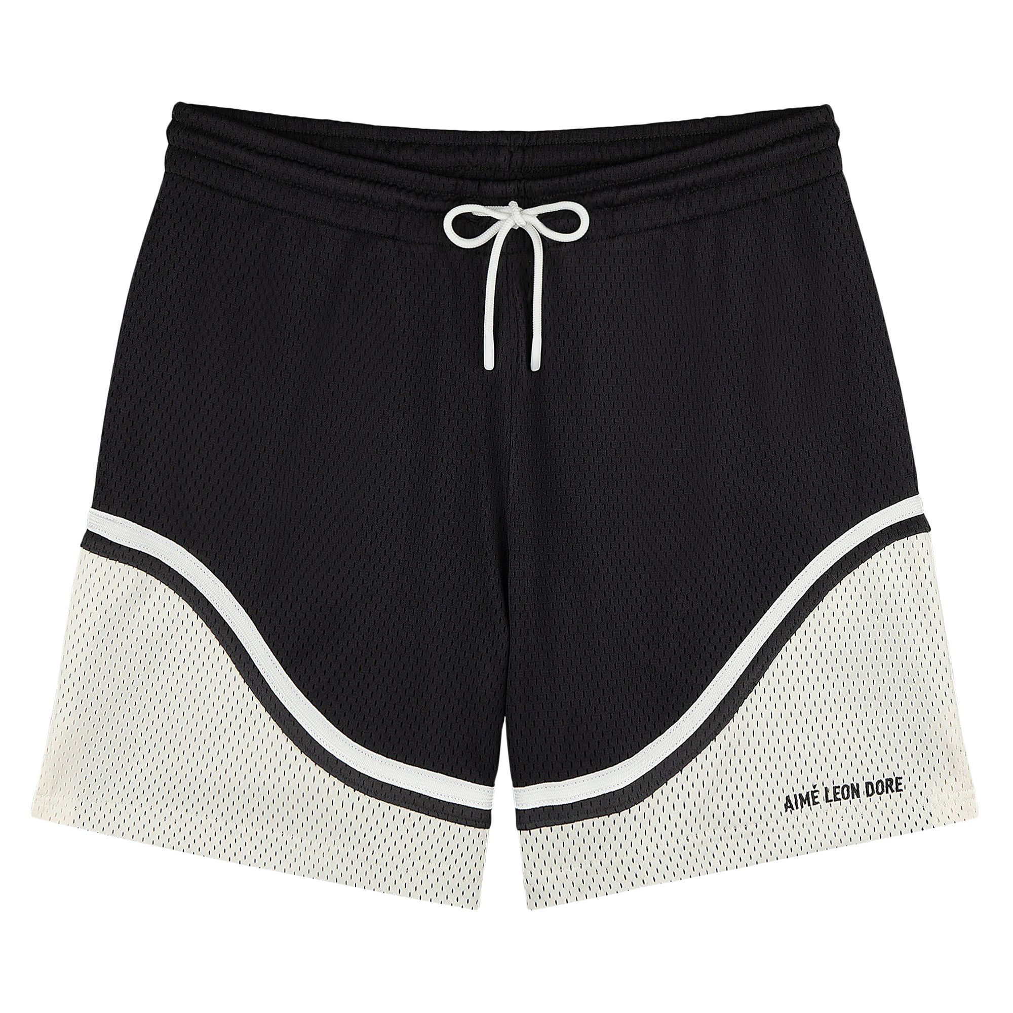 Aimé Leon Dore Colorblock Court Short - Black | Editorialist