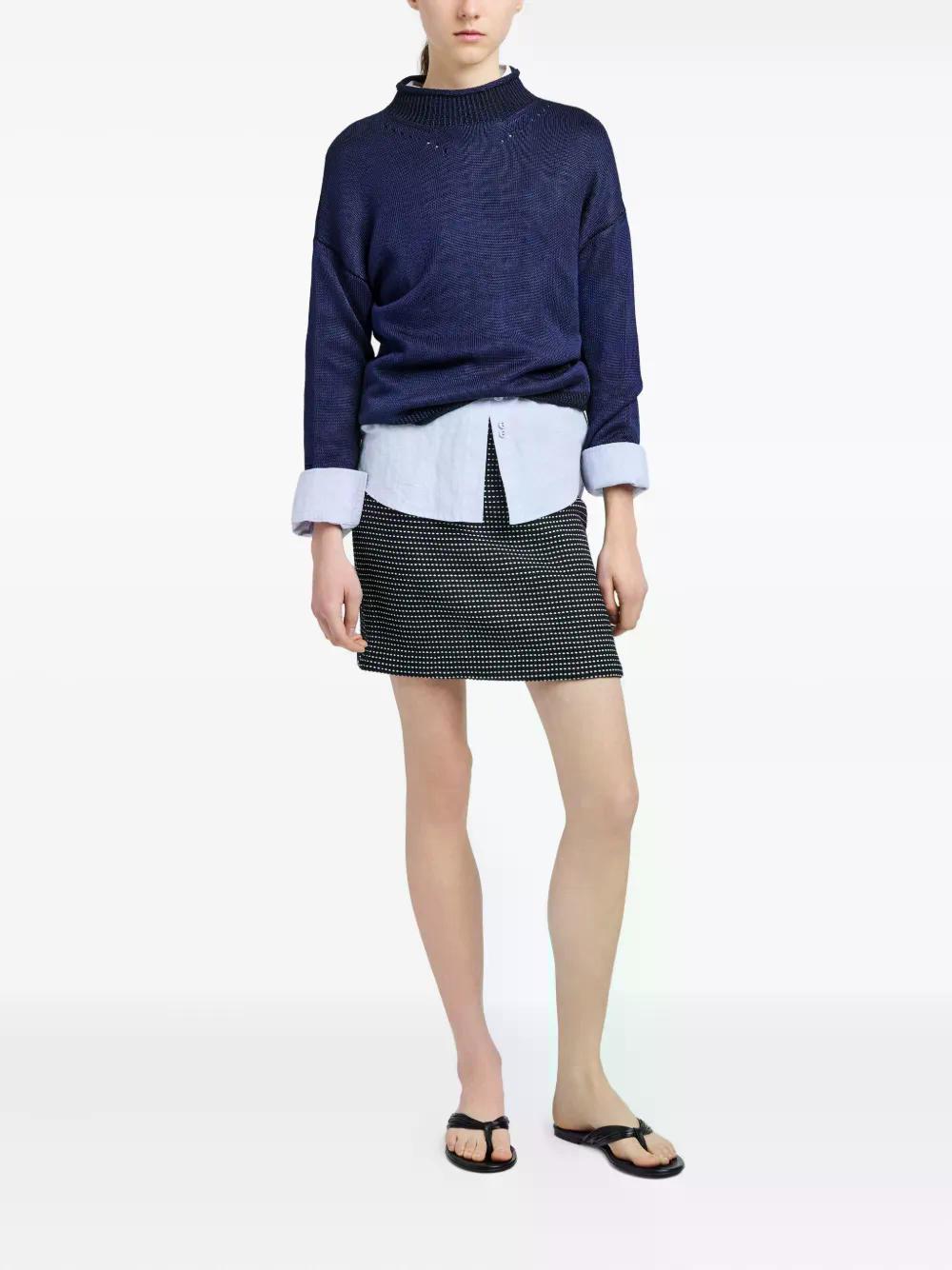 PROENZA SCHOULER WHITE LABEL Lawson Tweed Dot Mini Skirt