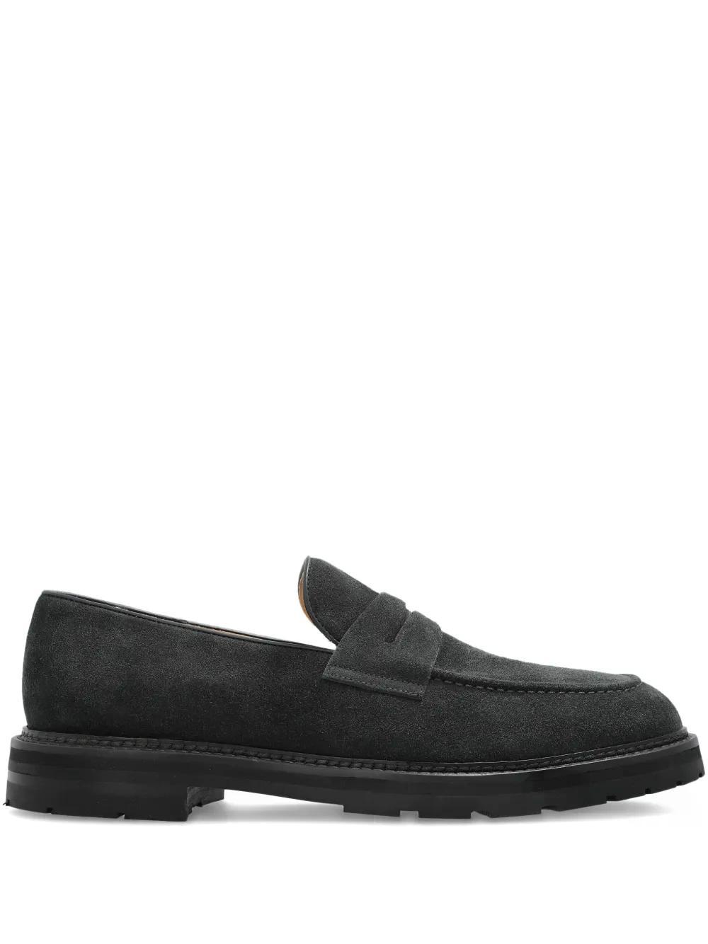 Eleventy Gray Suede Moc Toe Loafers Eleventy Mens Shoes | eBay main image 2