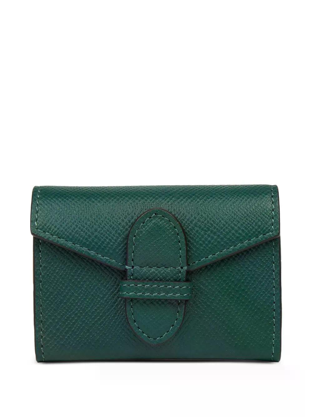 Smythson Panama Playing Card - Green | Editorialist