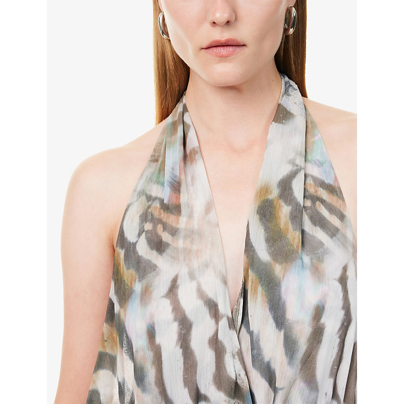 Jaded London Draped Shell Embellished Mini Dress - Multi | Editorialist