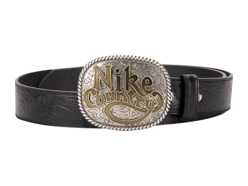 Supreme X Nike Snakeskin Belt - Black | Editorialist