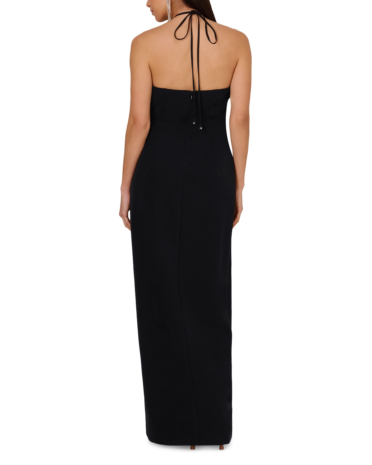 navy blue dress for baby girl Buy LIV FOSTER Metallic Asymmetrical Knit Dress - Black/gold At 47% Off main image 0