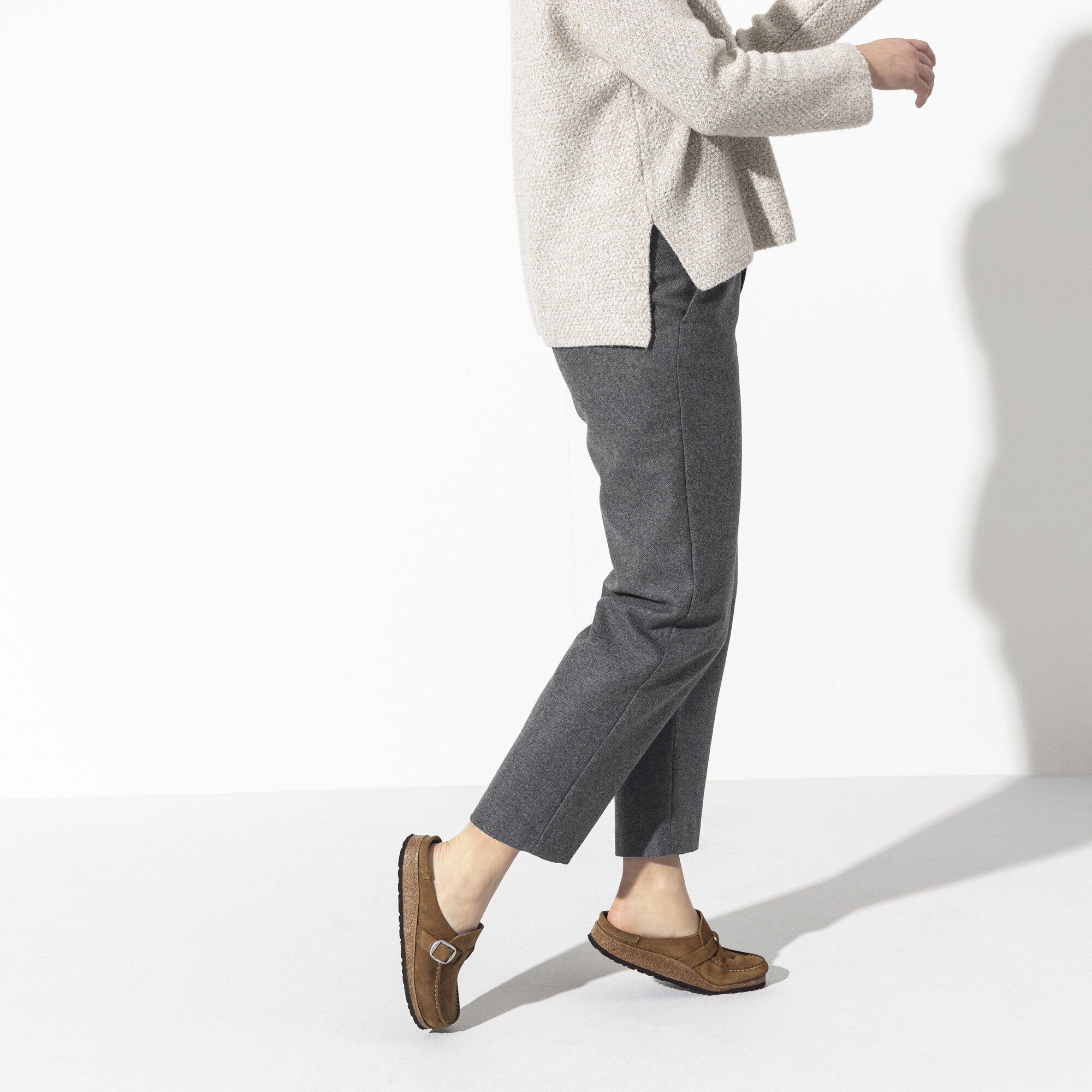 BIRKENSTOCK Buckley Suede Leather Clogs