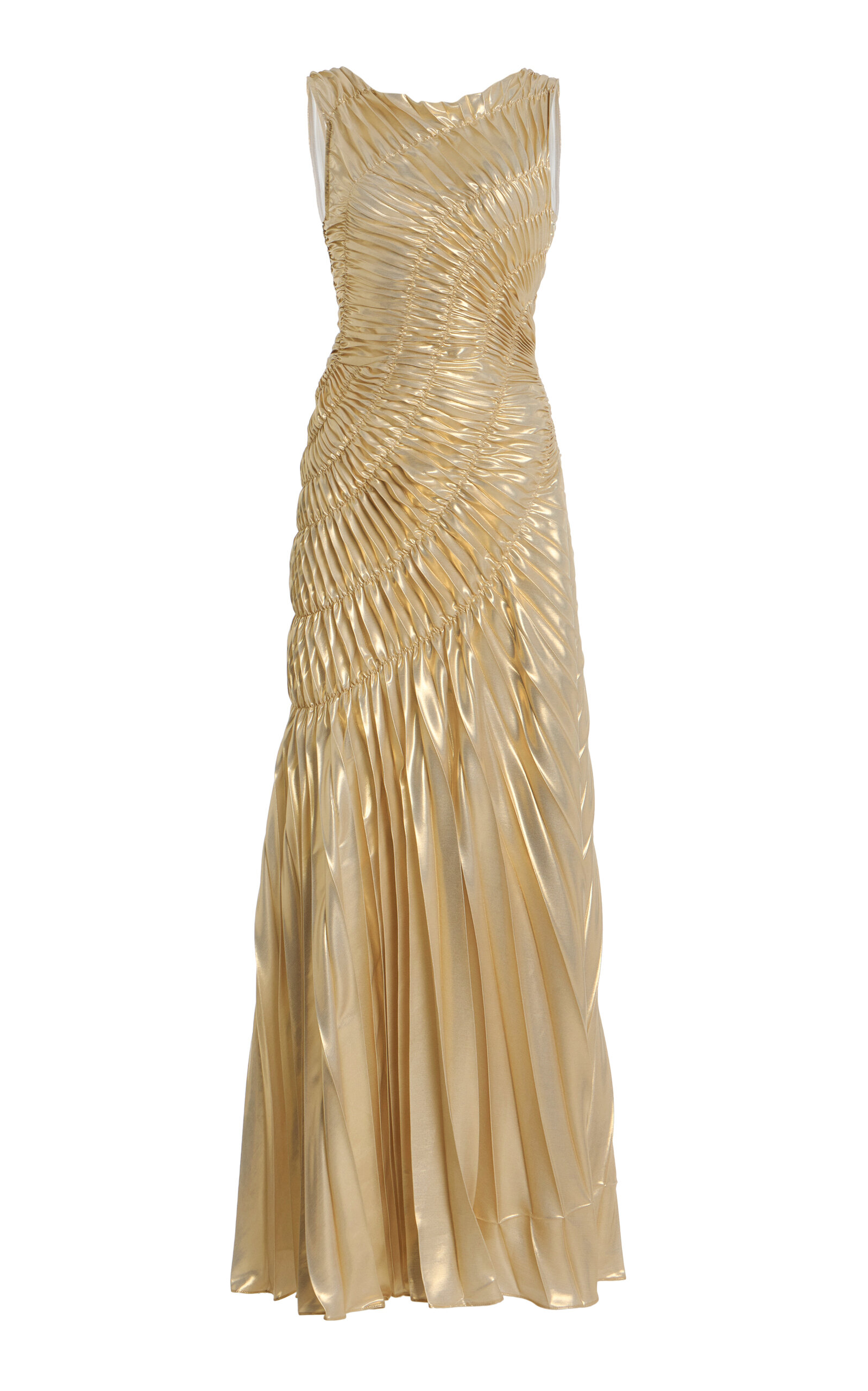 fossil dress in gold georgia hardinge Georgia Hardinge - Shop main image 1