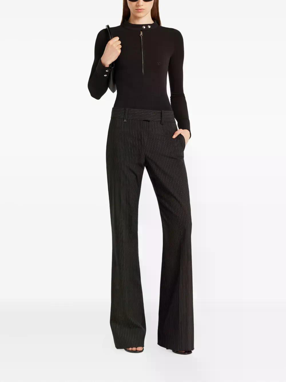 COURREGES Pinstriped Trousers