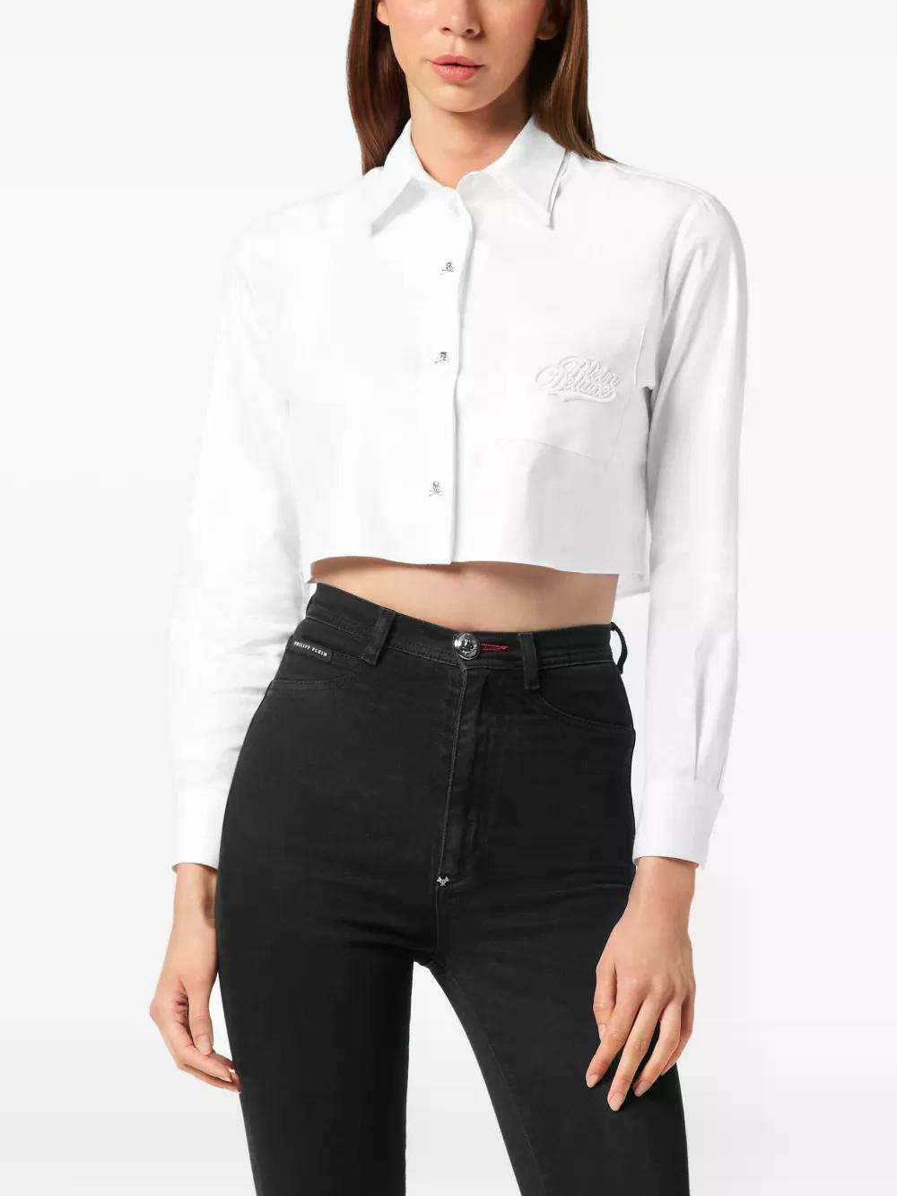 PHILIPP PLEIN Cropped Shirt