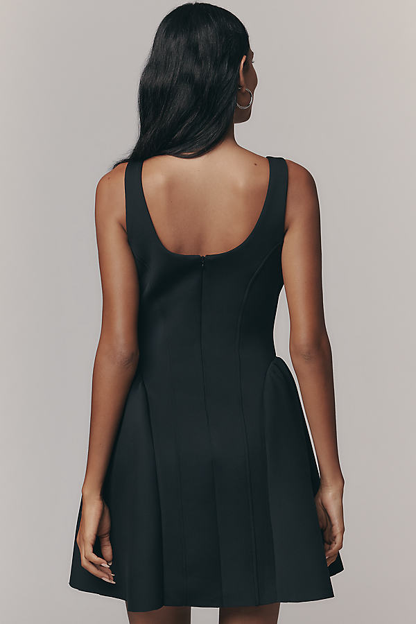 Maeve Sleeveless Seamed Fit & Flare Mini Dress In Black - 78% Off | Editorialist Maeve Sleeveless Seamed Fit & Flare Mini Dress In Black - 78% Off | Editorialist