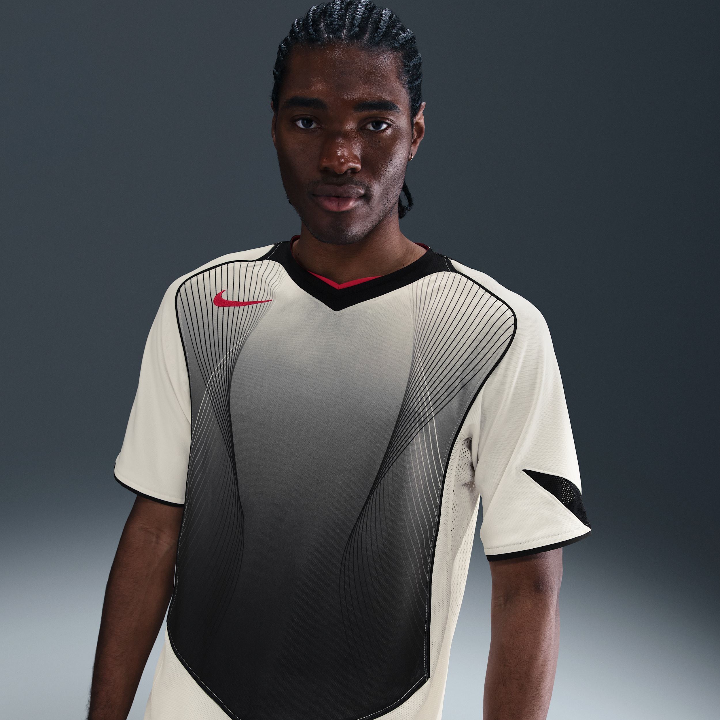 Nike Total 90 Dri-Fit Short-Sleeve Soccer Jersey In White - 49