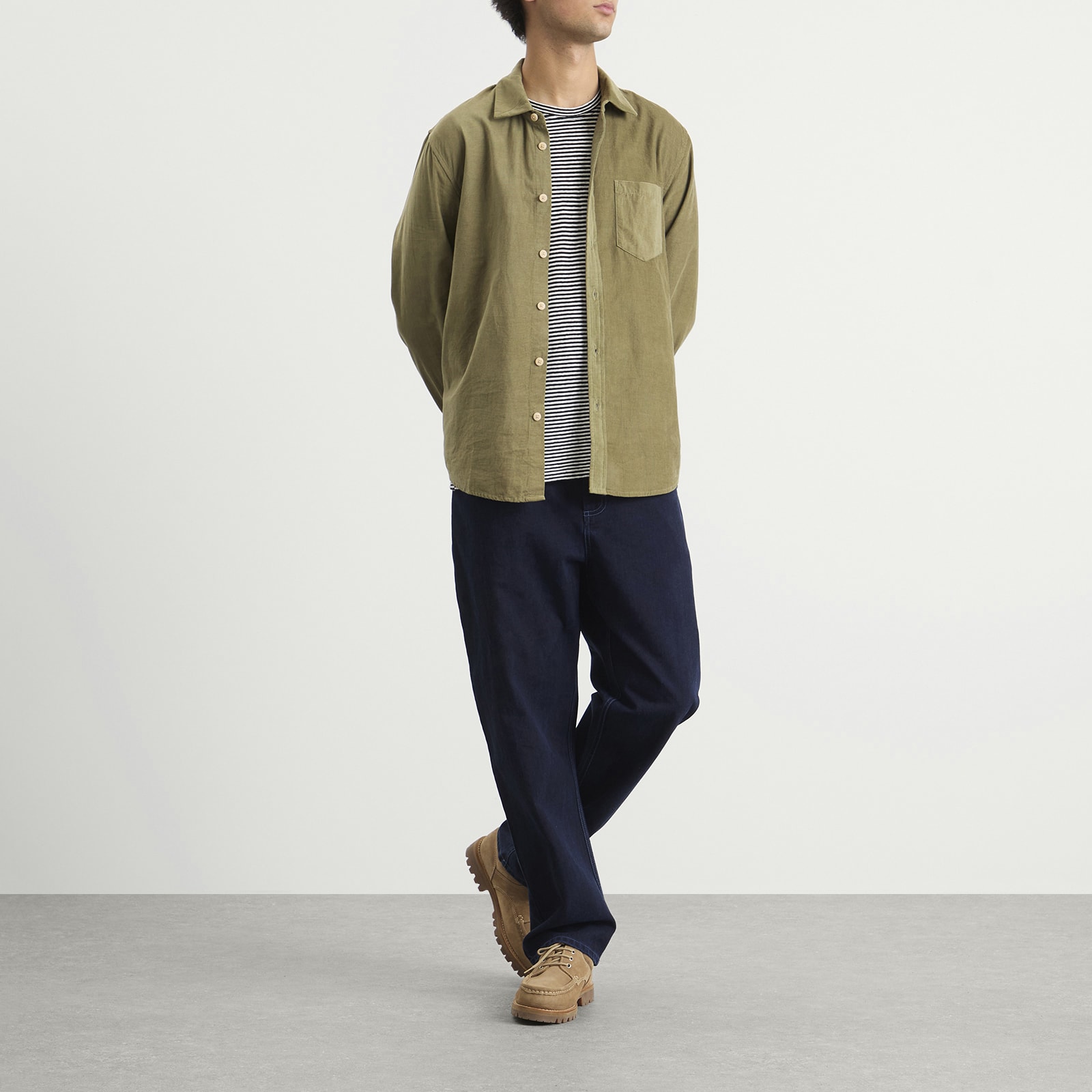 FOLK direction babycord shirt