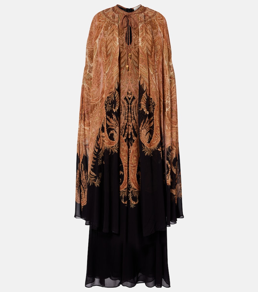ZIMMERMANN Hypnotic Caped Maxi Dress