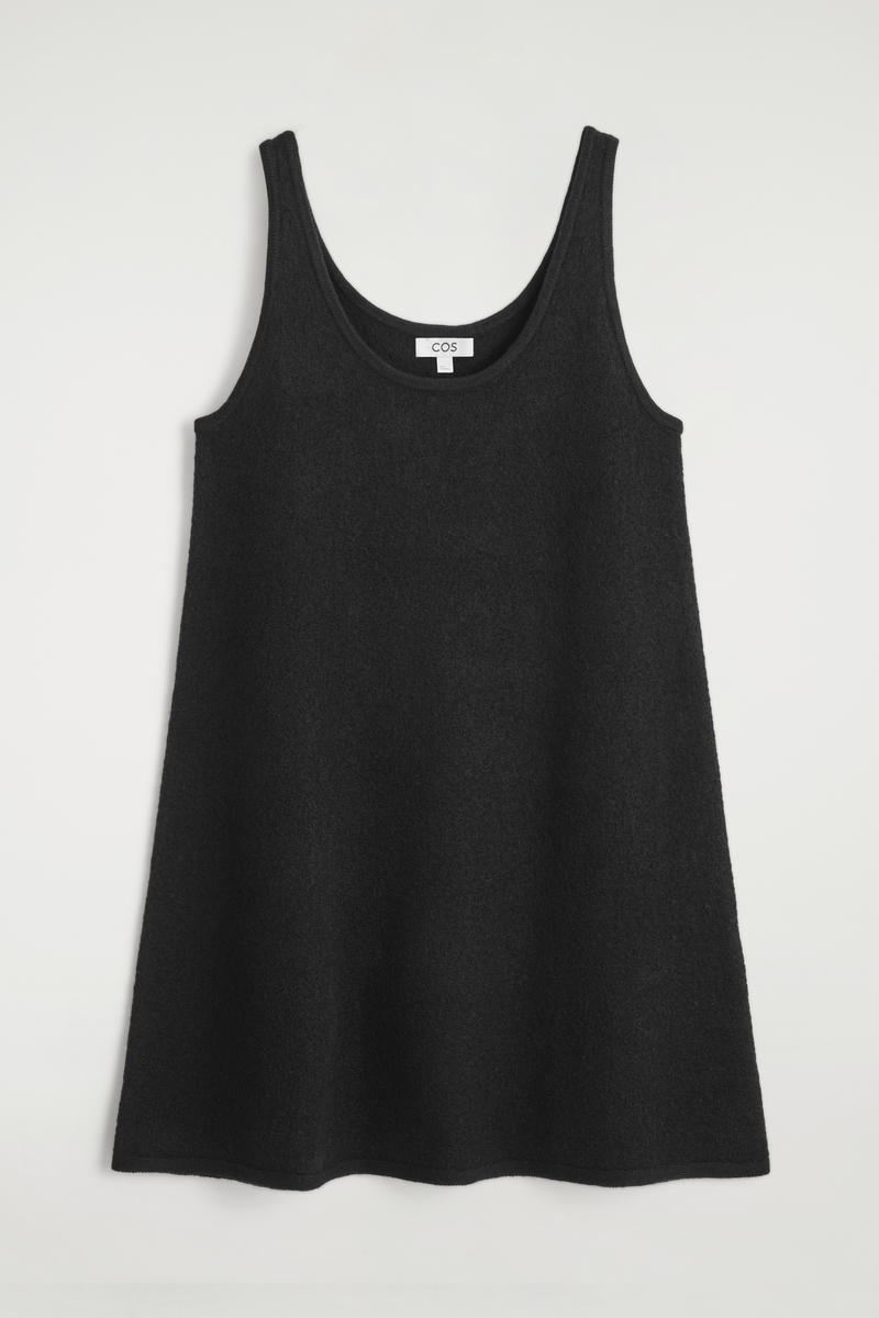 Cos Denim A-Line Mini Dress In Blue - 50% Off | Editorialist Cos Denim A-Line Mini Dress In Blue - 50% Off | Editorialist