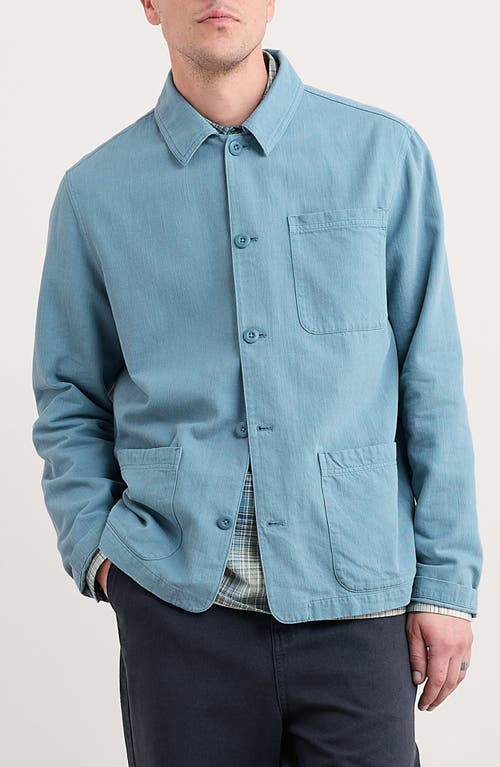 SEASALT CORNWALL Organic Cotton & Linen Shirt Jacket
