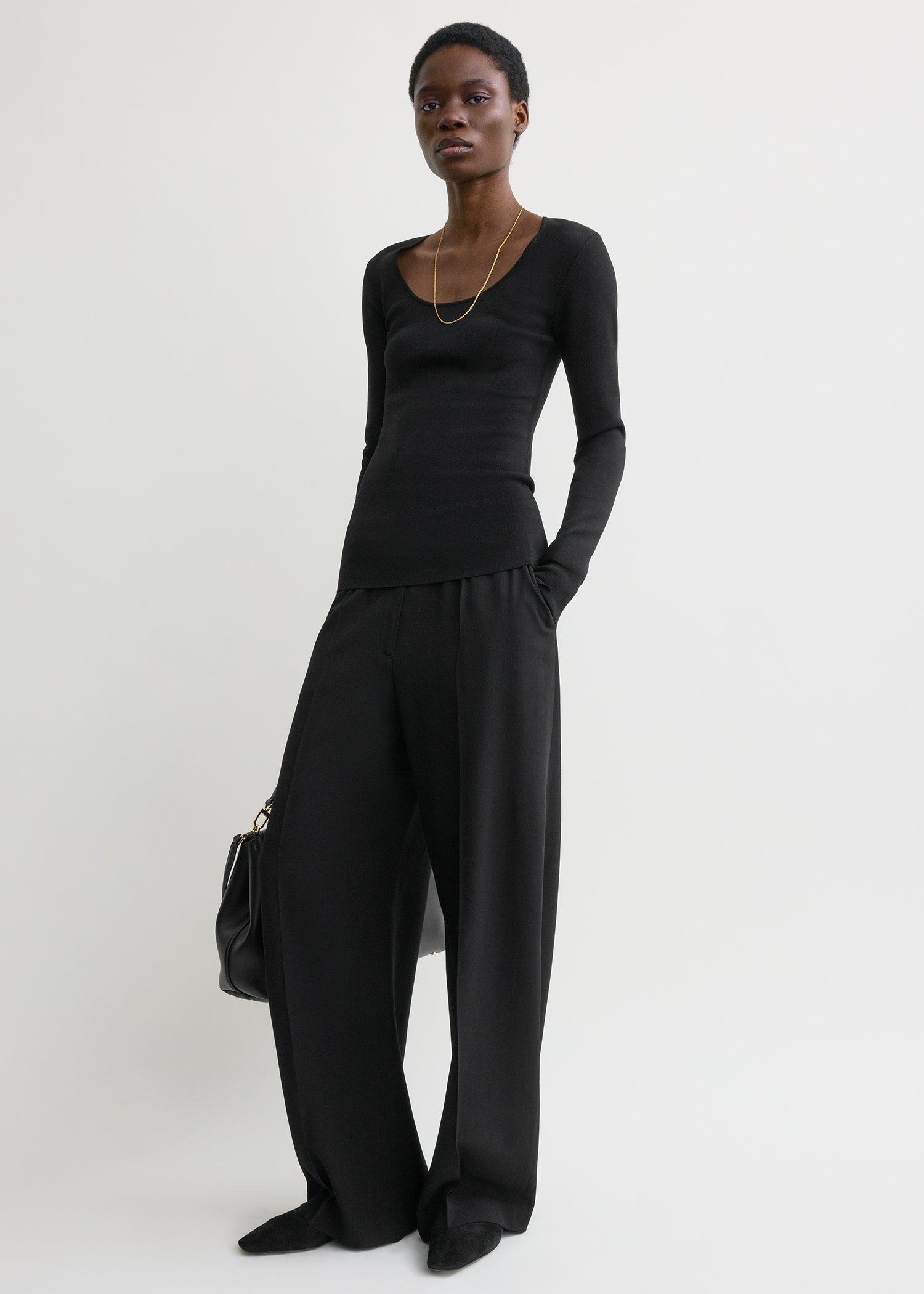 TOTÊME Compact Knit Top