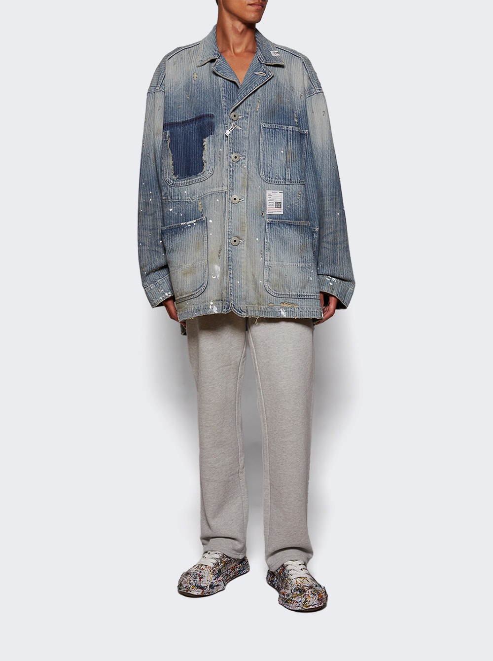 MIHARA YASUHIRO Aged Chore Jacket Indigo