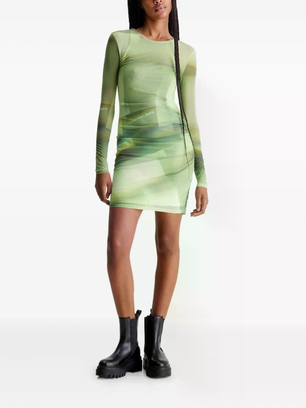 Pink Mesh Rave Mesh Dress Calvin Klein Long-Sleeve Mesh Mini Dress Green Pink Mesh Rave Mesh Dress Calvin Klein Long-Sleeve Mesh Mini Dress Green