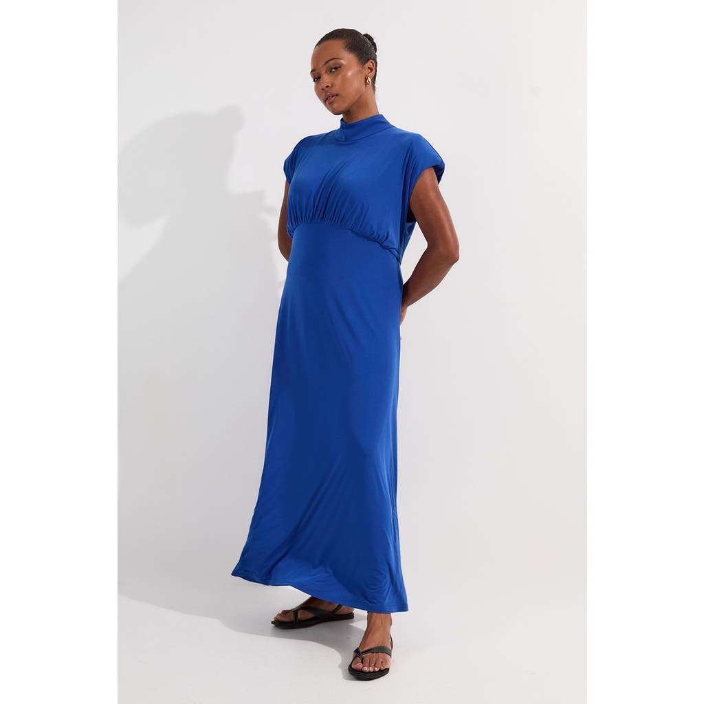 Karen Millen Jersey Pleated Maxi Dress In Black - 40% Off | Editorialist