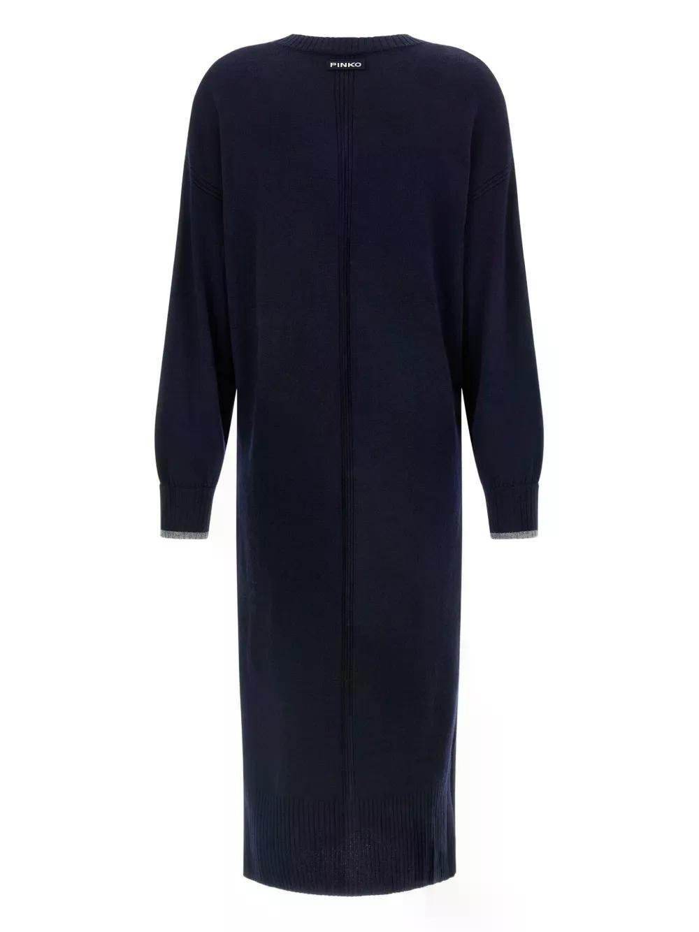 fits everybody long sleeve crewneck dress Eterne Long Sleeve Crewneck Mini Dress